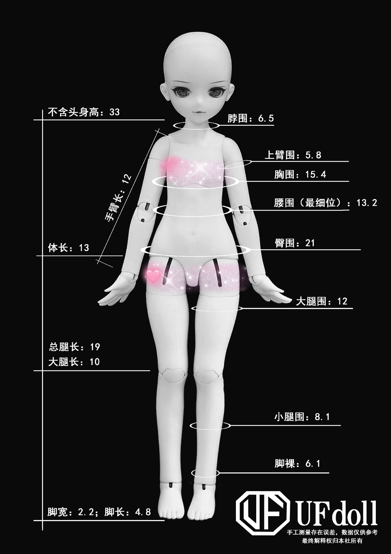 UFDoll – 1/4 Girl Body : Instock – Anubis Doll Café