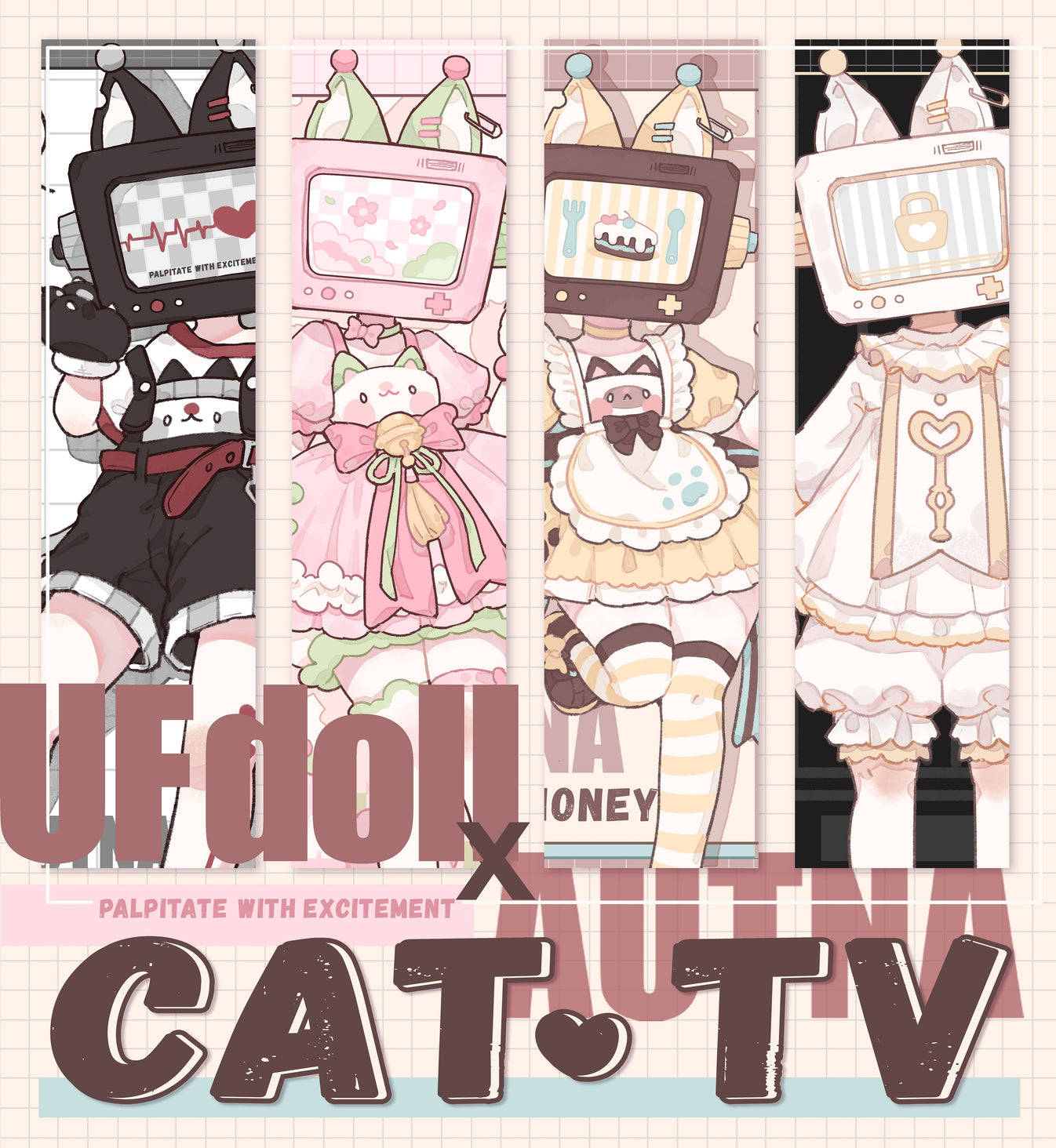 UFDoll blind box 'catTV Channel' 1/6 : PreOrder – Anubis Doll Café